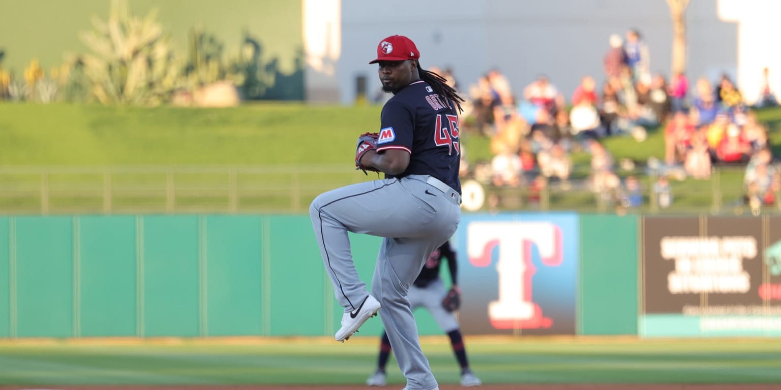 Luis Ortiz settling in with Guardians at Spring Training