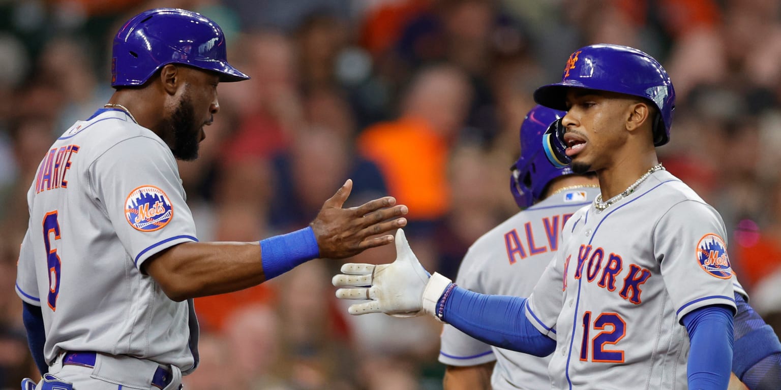 Un dominante Scherzer, bate de Lindor lideran paliza de Mets vs. Astros