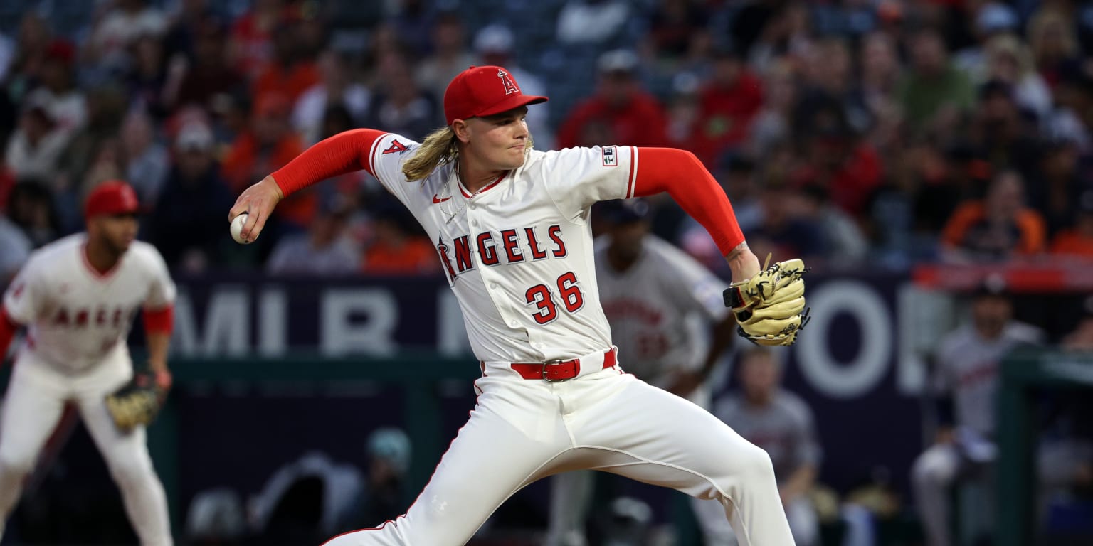 Caden Dana has 5 strikeouts in Angels' loss to Astros