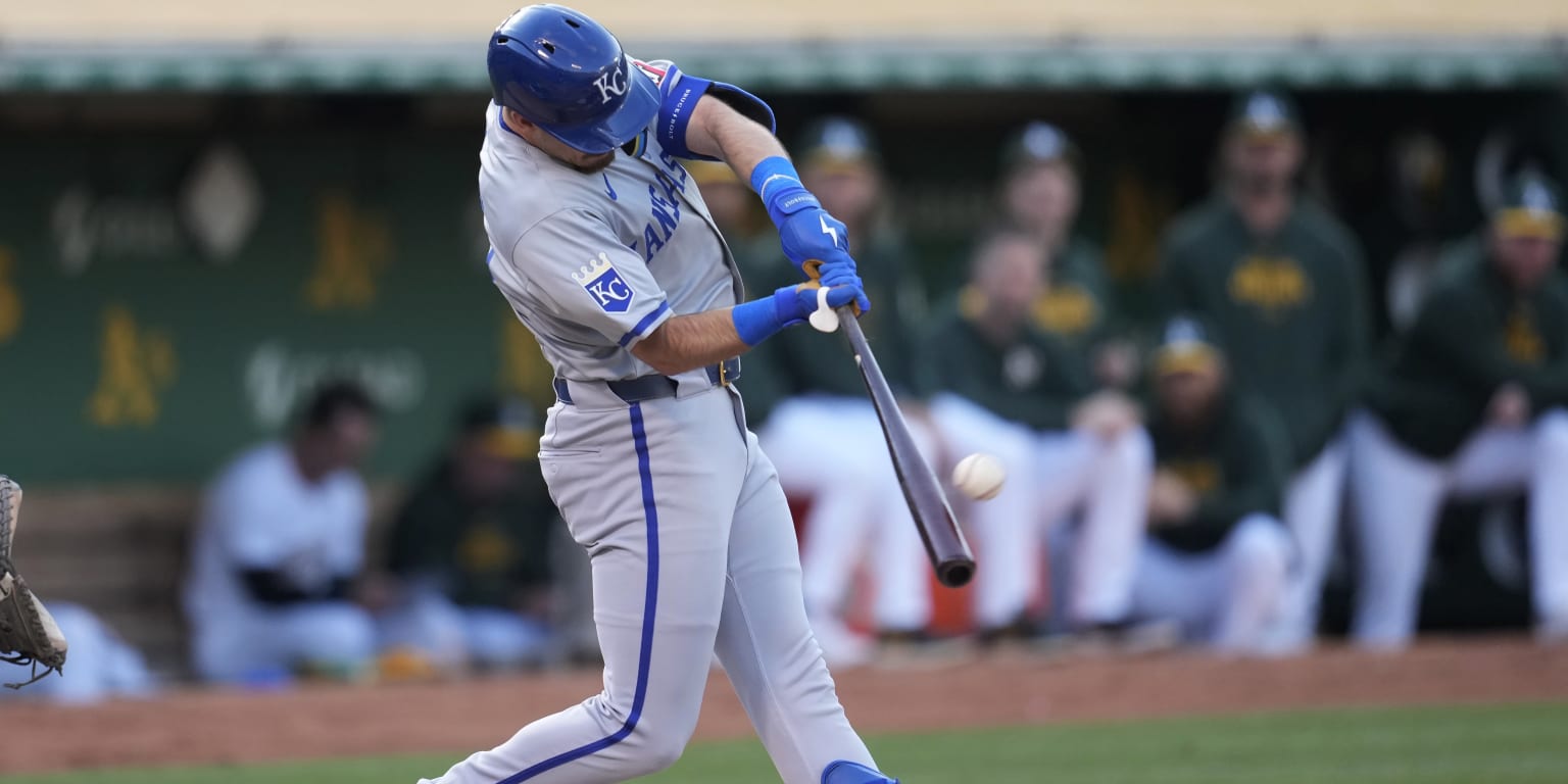 Royals' Nick Loftin hits first career home run