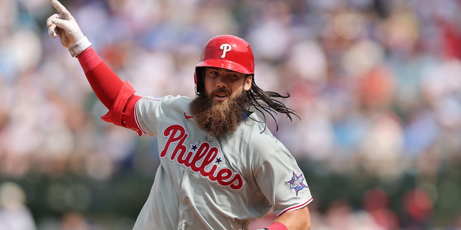 Brandon Marsh, Adolis García key Phillies' comeback attempt vs. Cubs