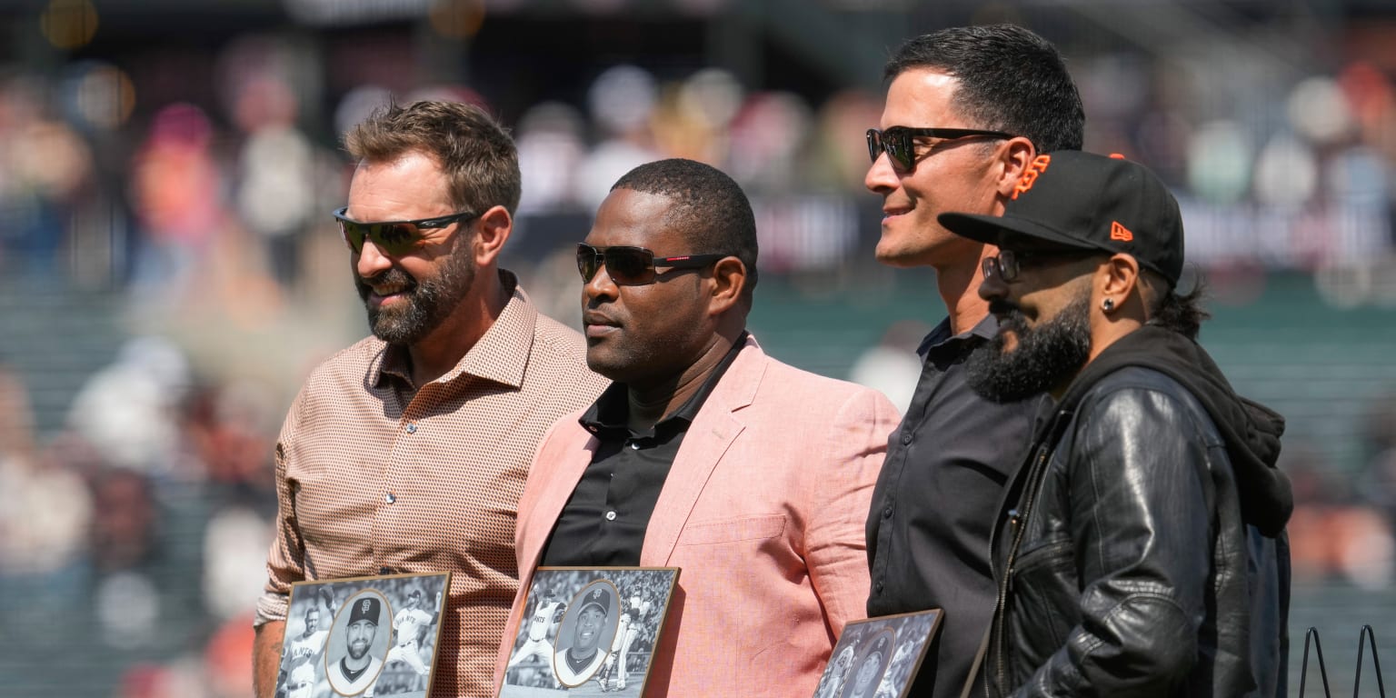 Giants' Core Four inducted into Wall of Fame