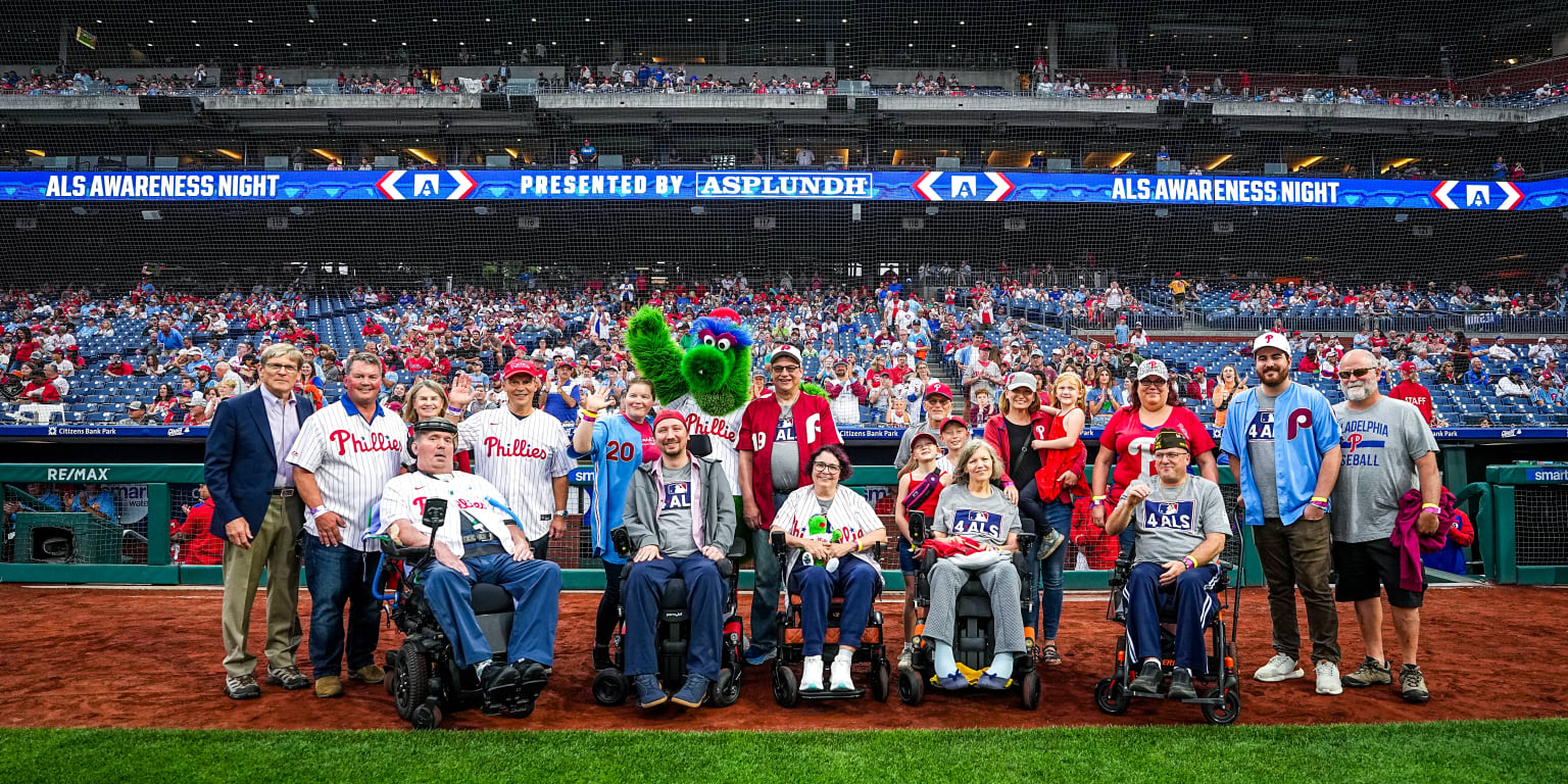 Phillies fans and Asplundh raise over $800,000 for ALS Patient care and ...