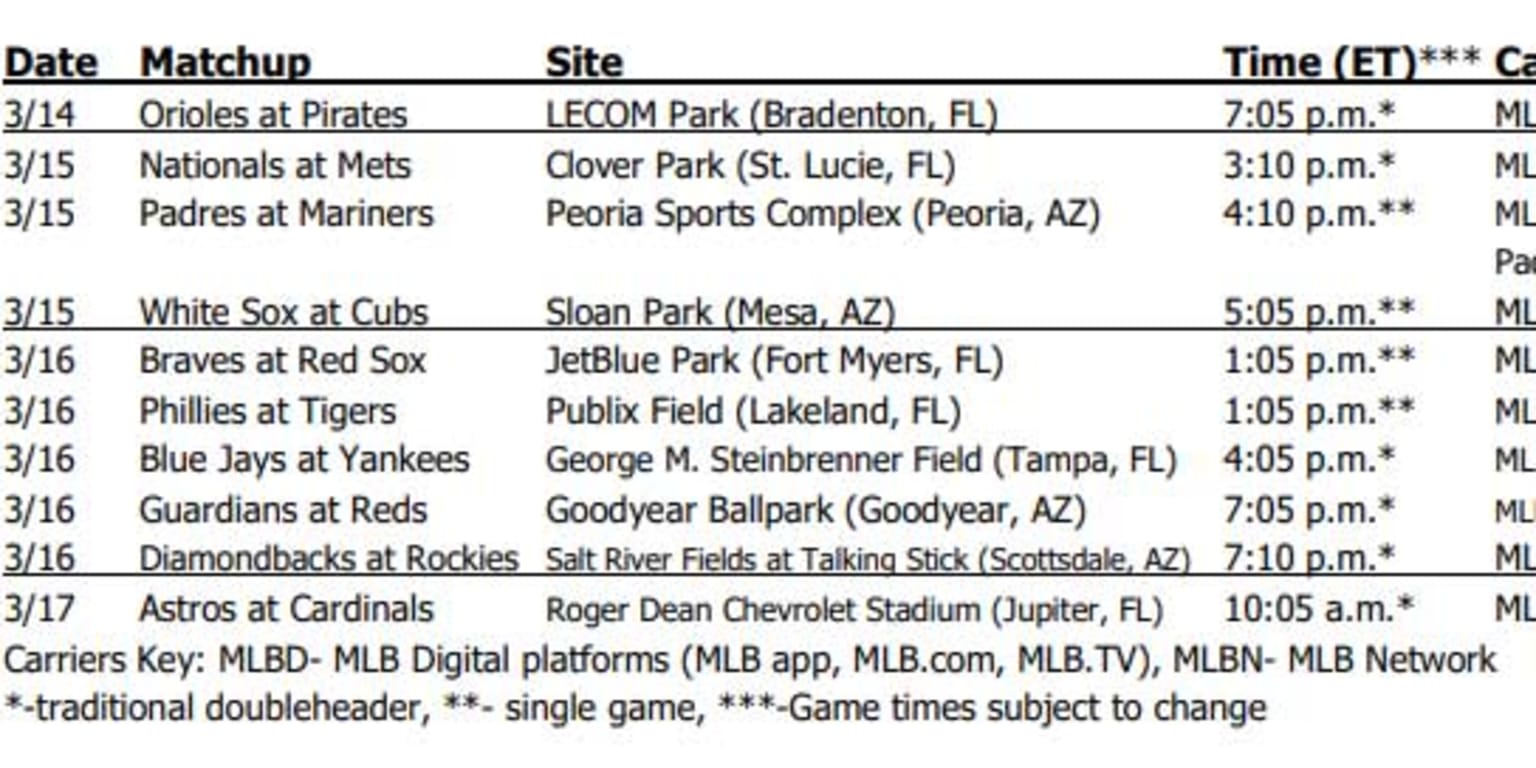 Press release: Inaugural Spring Breakout Game details announced