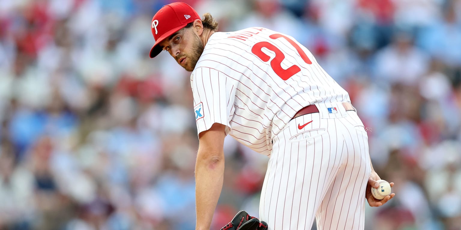Aaron Nola earns first win of 2025