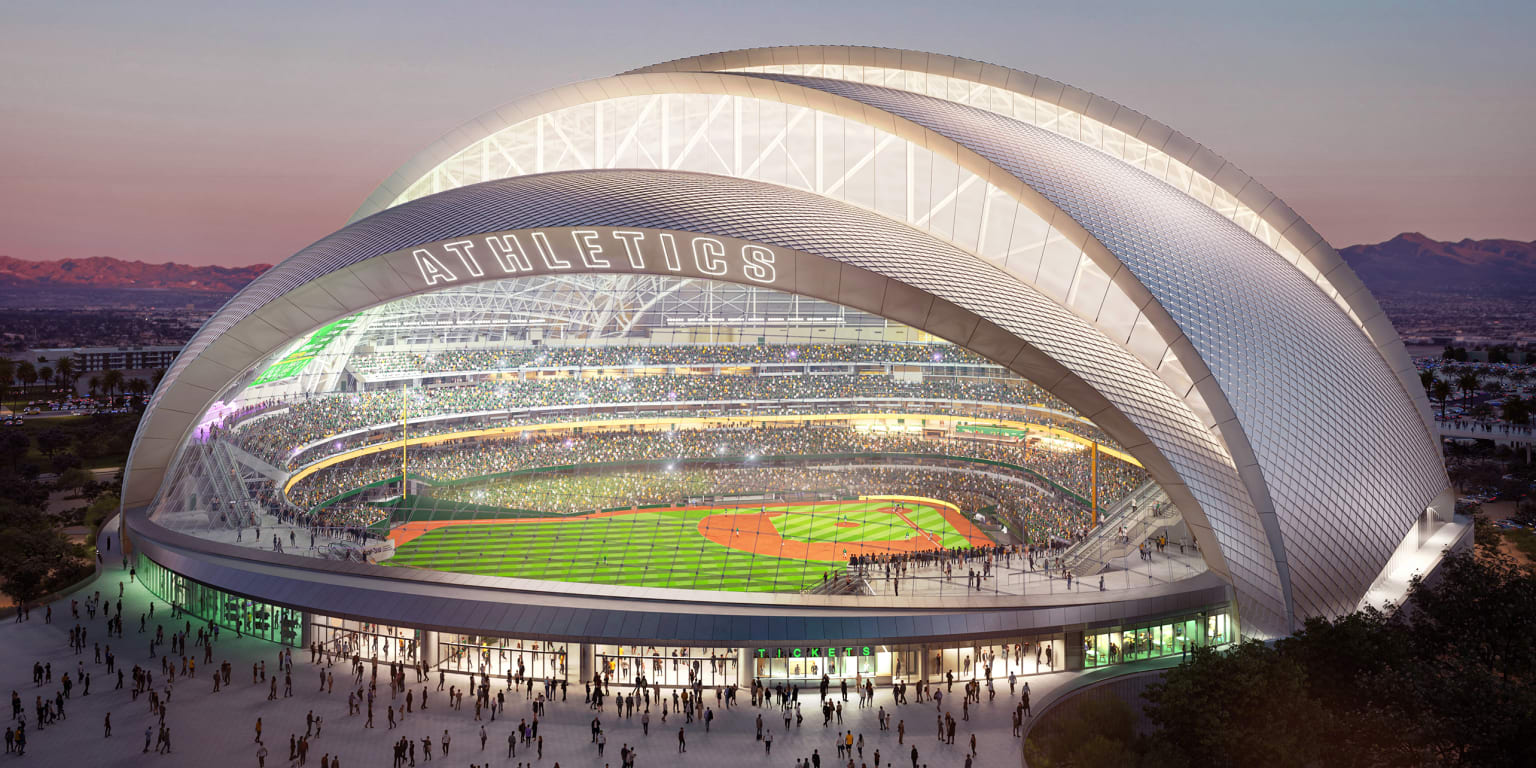 Athletics unveil new stadium renderings