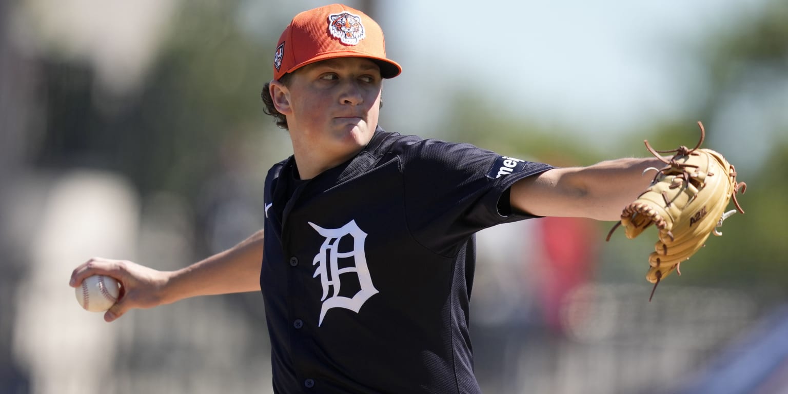 Reese Olson bidding for spot in Tigers' rotation