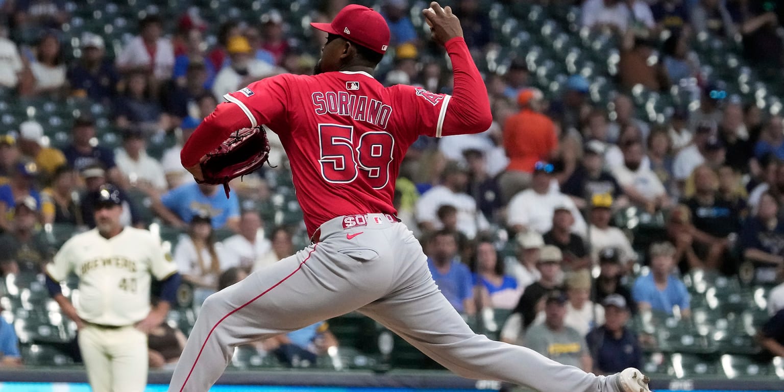 José Soriano to end season on injured list with right forearm contusion