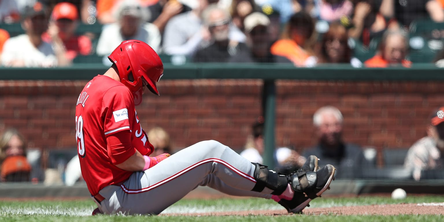 TJ Friedl to injured list with broken left thumb