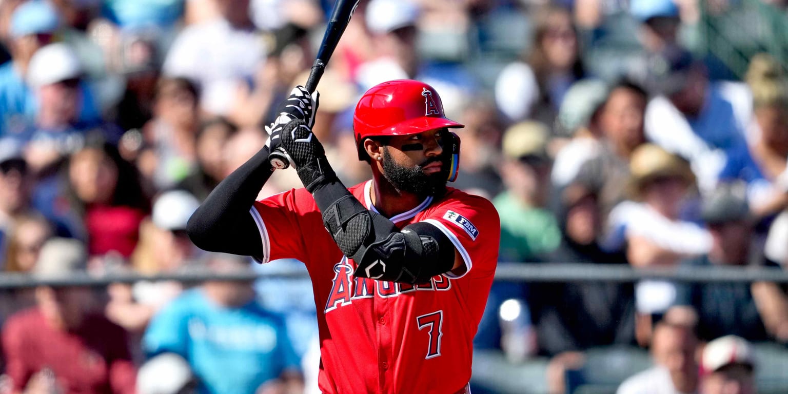 Jo Adell experimenting with his swing during Spring Training