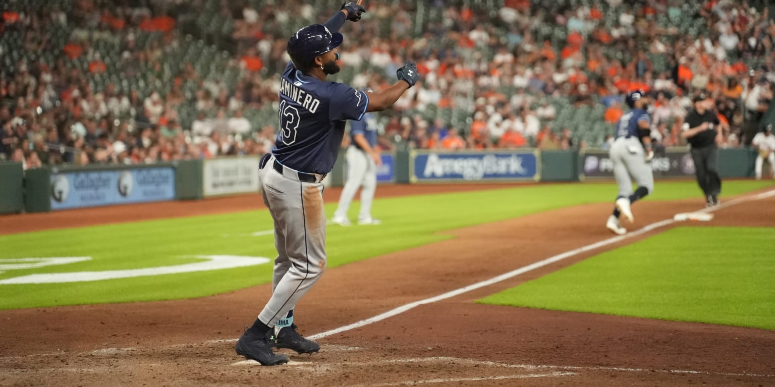 Tampa Bay Rays score 10 runs across 7th, 8th innings in win vs. Astros