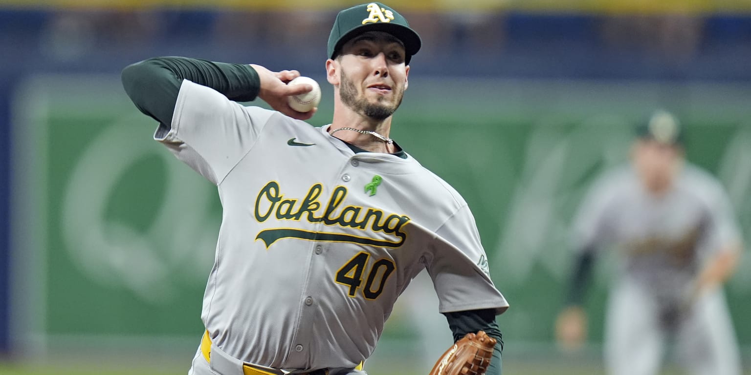 Mitch Spence takes no-hitter into sixth as A's shut out Rays