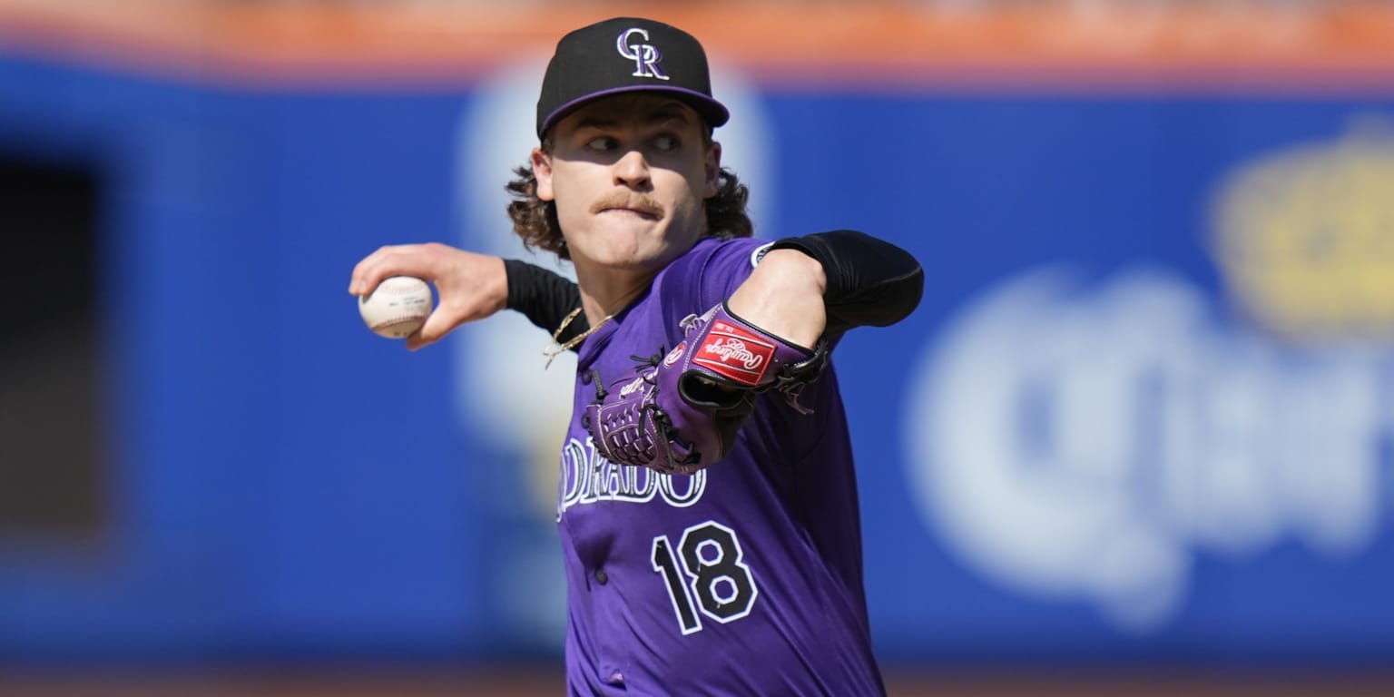 Ryan Feltner labors during four-run second inning in Rockies' loss to Mets