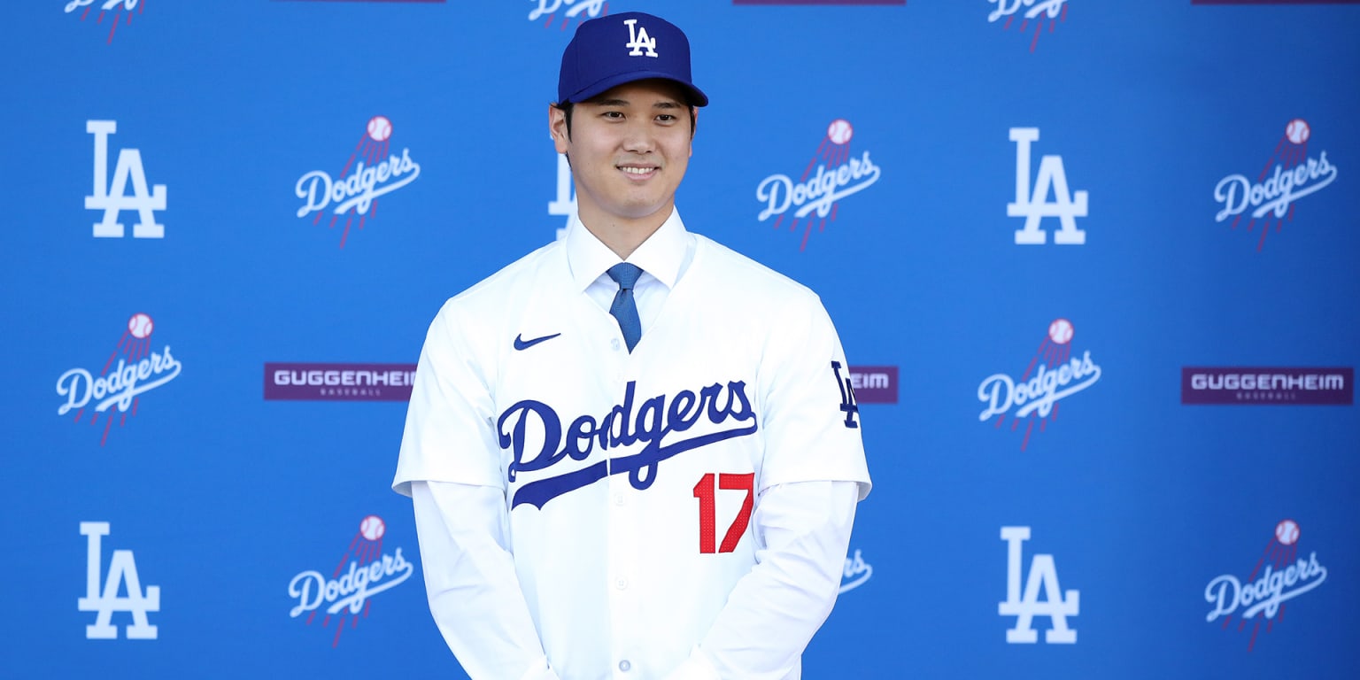 Dodgers introduce Shohei Ohtani