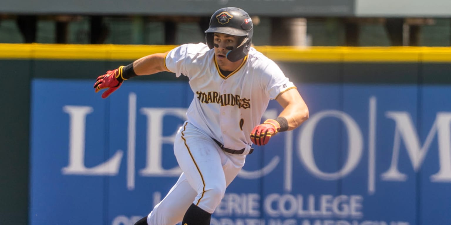 Pirates prospect Konnor Griffin celebrates homer with Rock Paper Scissors