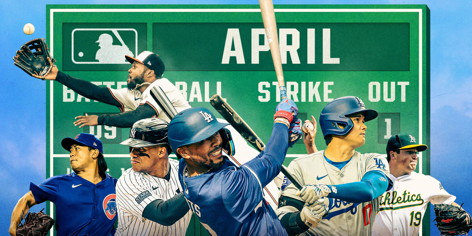 Best of baseball in the month of April 2024