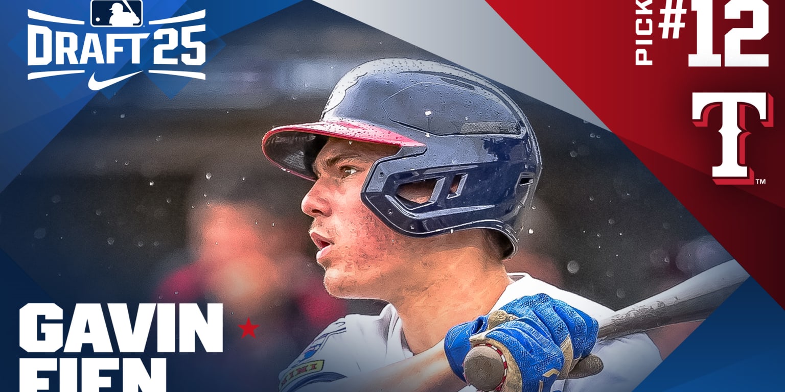 Gavin Fien drafted No. 12 by Rangers in 2025 MLB Draft
