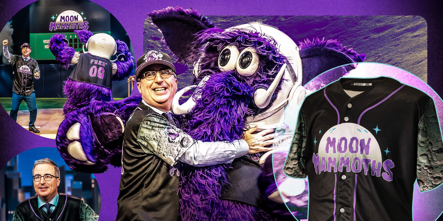 John Oliver introduces Moon Mammoth mascot for Erie SeaWolves