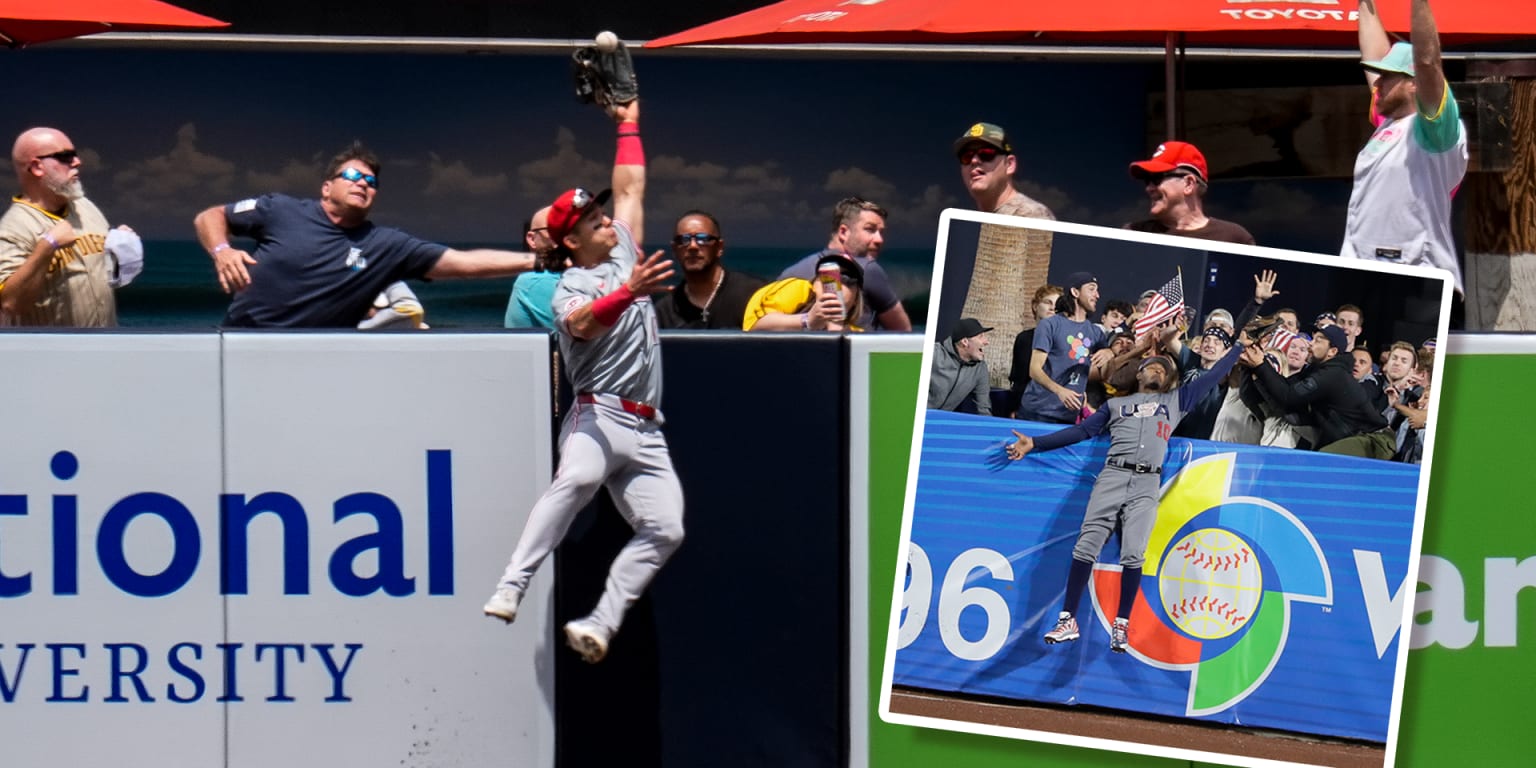 Stuart Fairchild robs Manny Machado of home run