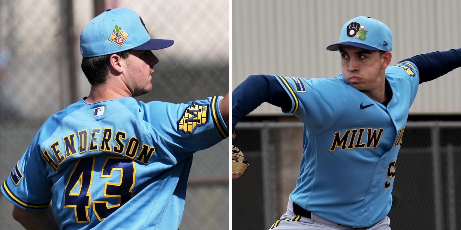 Logan Henderson, Robert Gasser competing for Brewers' rotation spot
