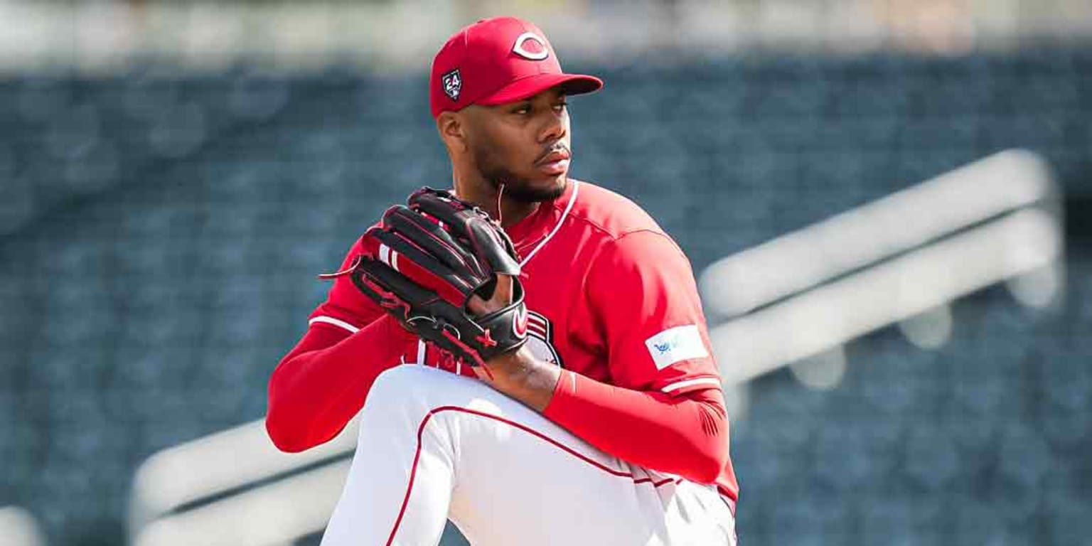Hunter Greene strikes out four in Spring Training debut