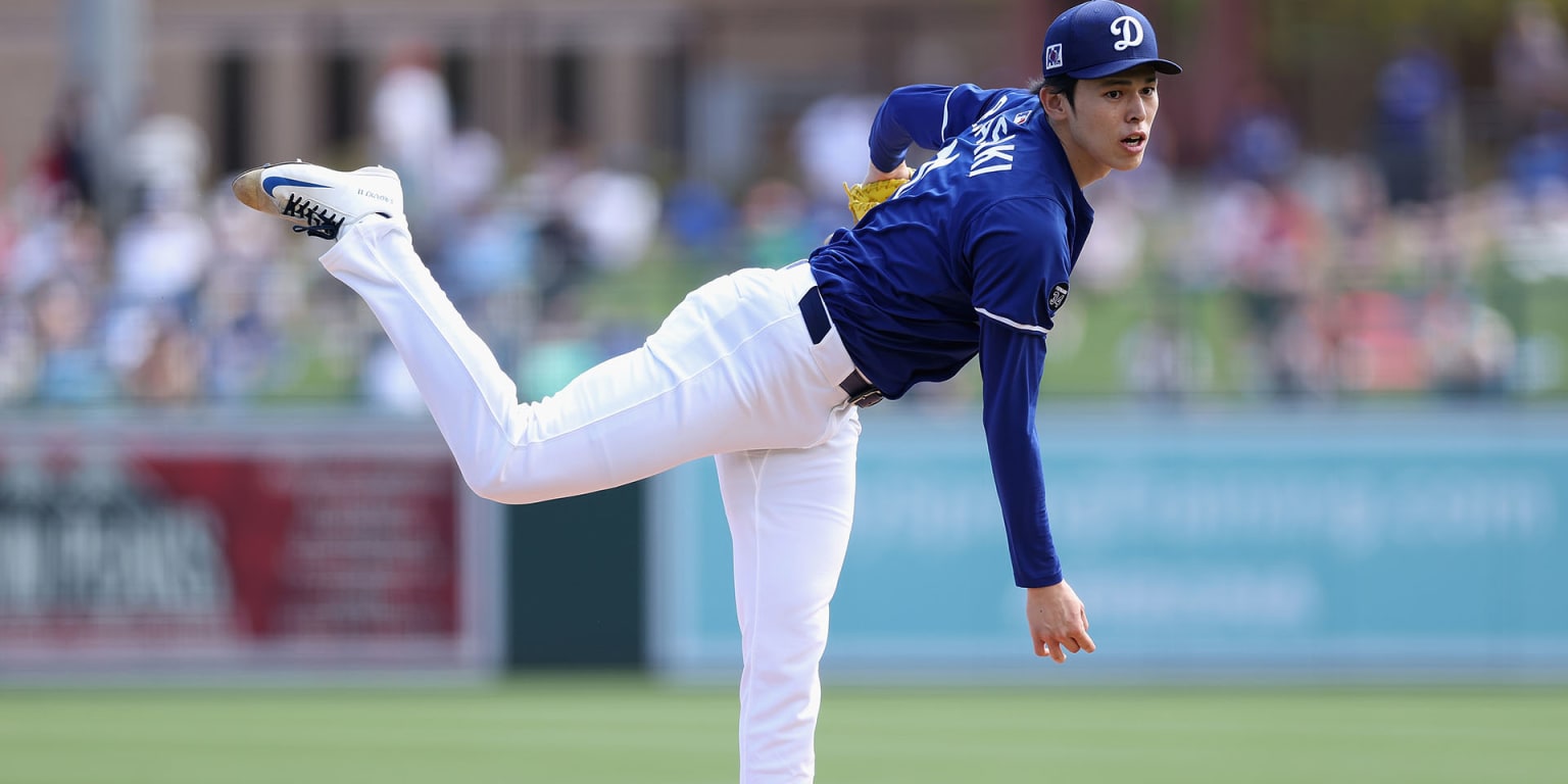 Roki Sasaki excited for rookie season with Dodgers Roki Sasaki excited for rookie season with Dodgers
