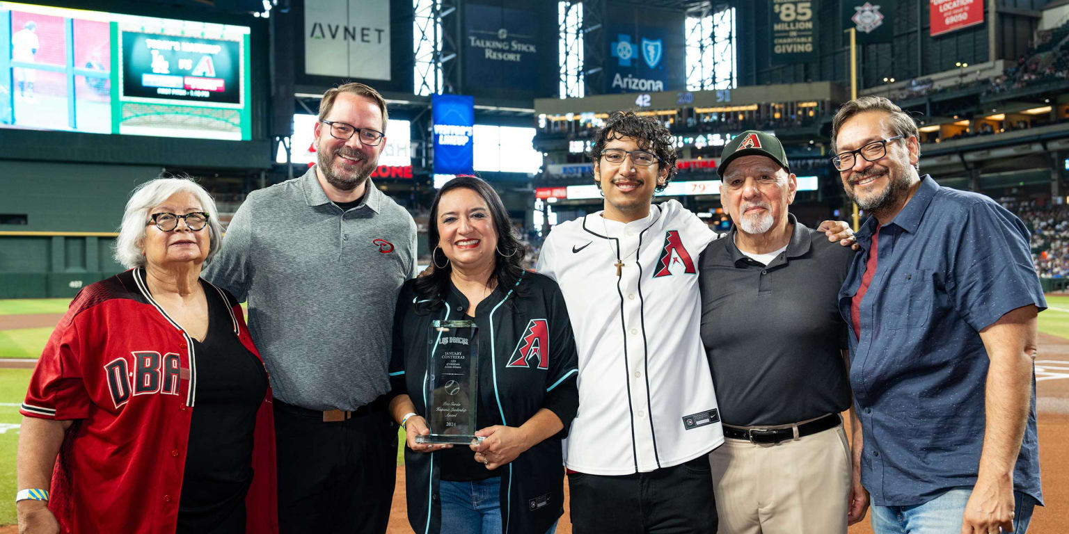 January Contreras earns Los D-backs Pete Garcia Hispanic Leadership Award
