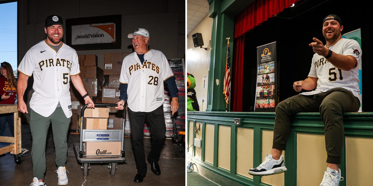 David Bednar, Pirates Charities host Thanksgiving food drive 2022