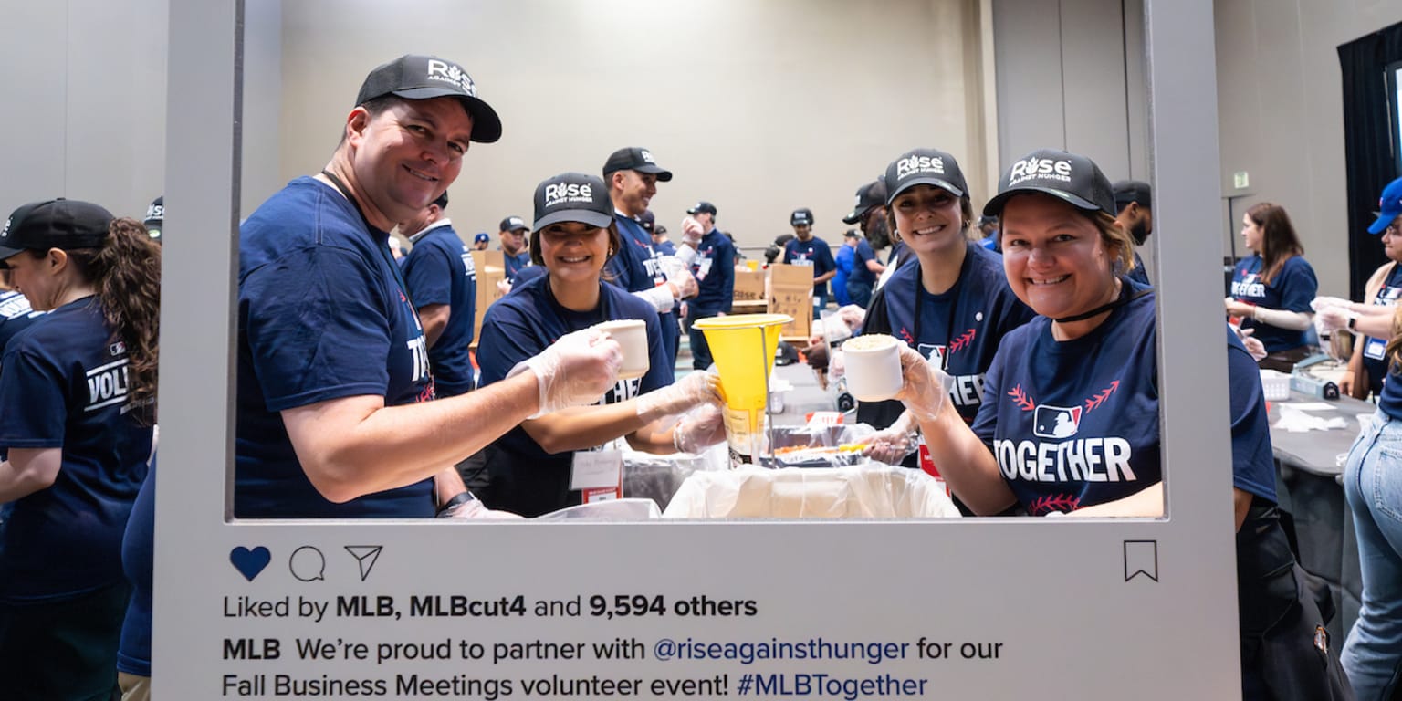 MLB Together, Rise Against Hunger collaborate to provide meals
