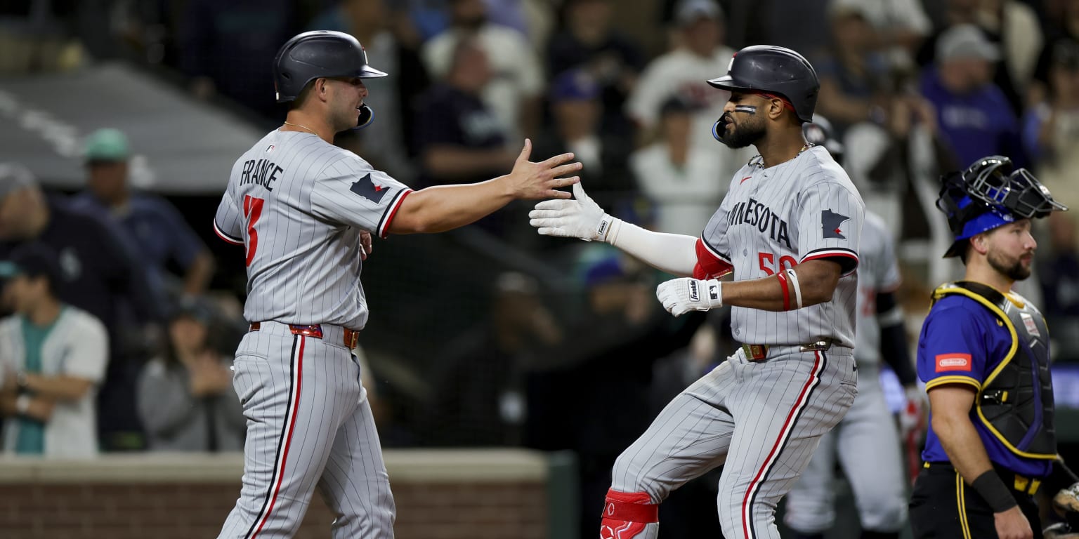 Twins rally for 6 runs in 10th inning to win vs. Mariners
