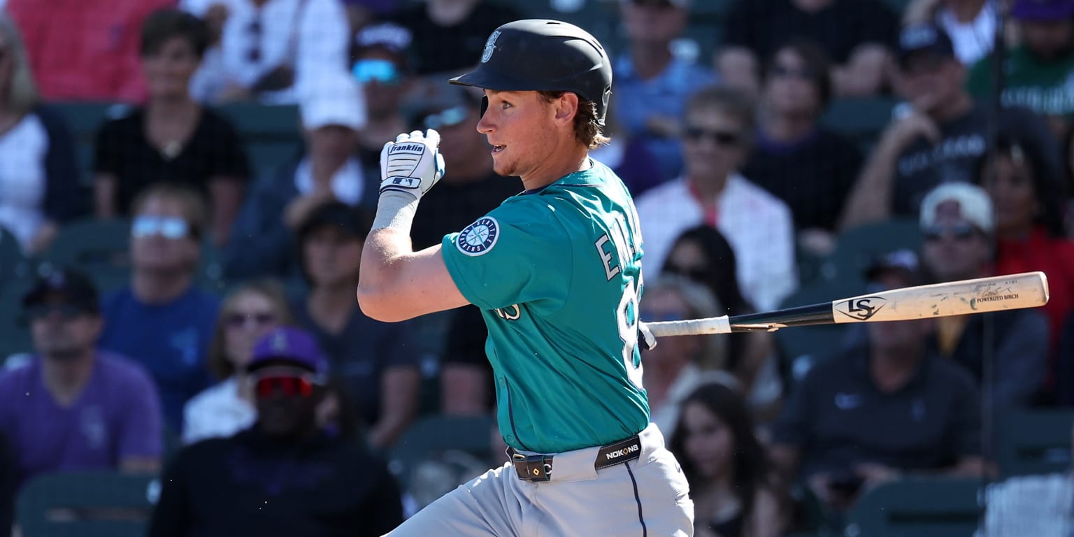 Colt Emerson, Mariners' No. 1 prospect, on taxi squad for ALDS