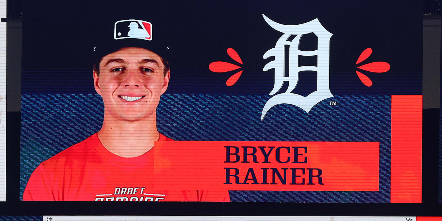 Tigers' 2024 top Draft pick, Bryce Rainer, signs