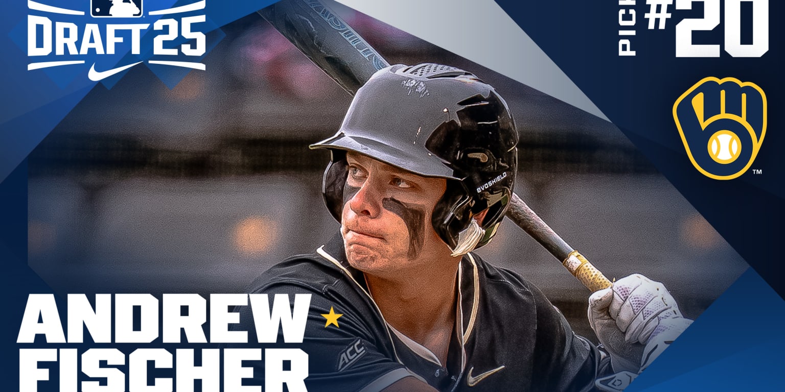 Andrew Fischer drafted No. 20 by Brewers in 2025 MLB Draft