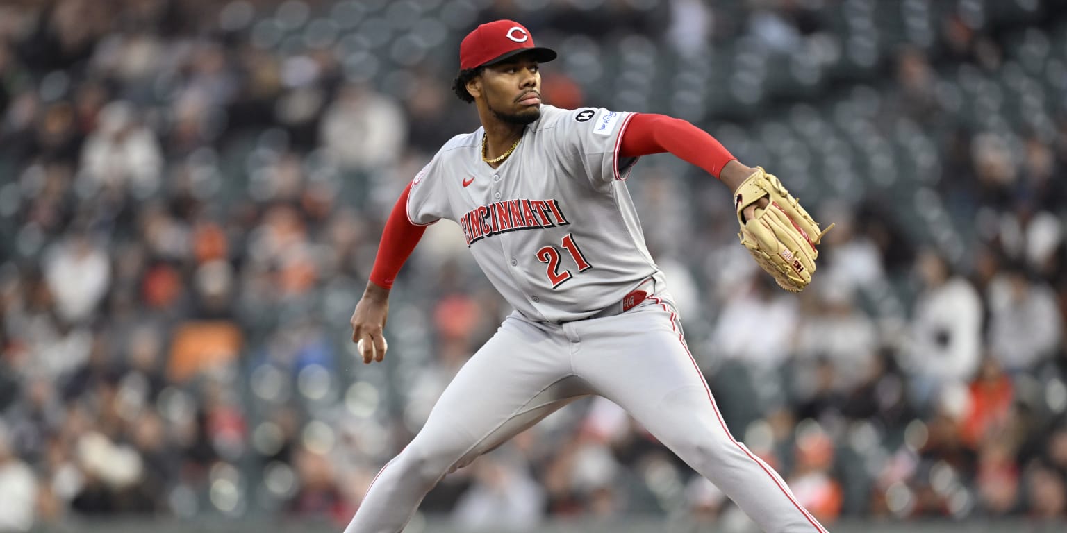 Hunter Greene throws 8 2/3 scoreless innings vs. Giants