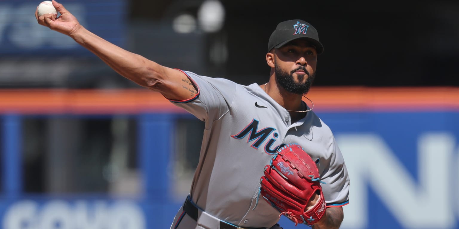 Sandy Alcantara strikes out six in Marlins' win over Mets