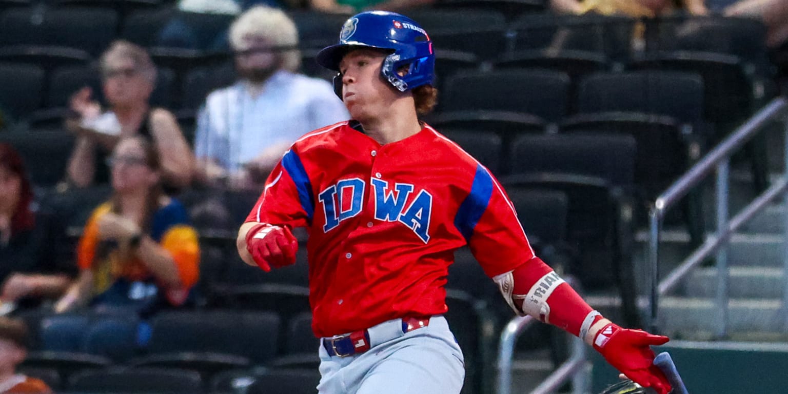James Triantos three-hit game for Triple-A Iowa Cubs