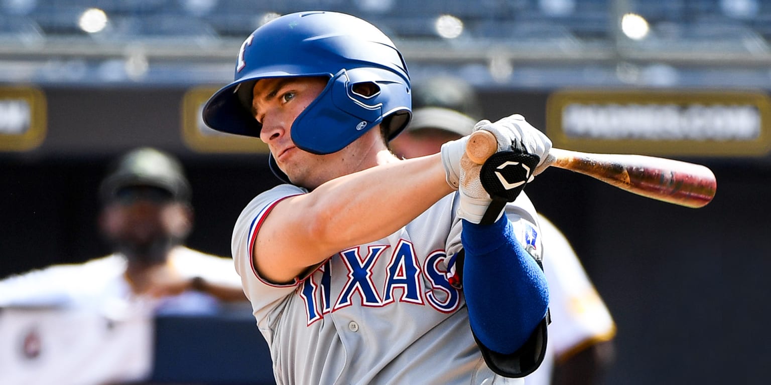 Justin Foscue interview at Rangers leadership minicamp