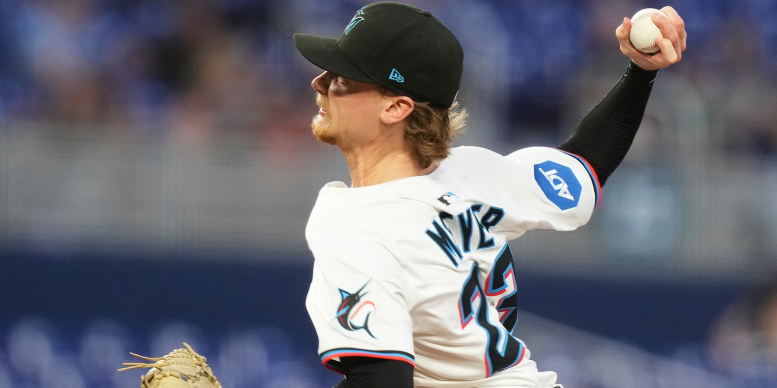 マーリンズ先発マックス・マイヤー、レッズ戦で今季リーグ最多14三振