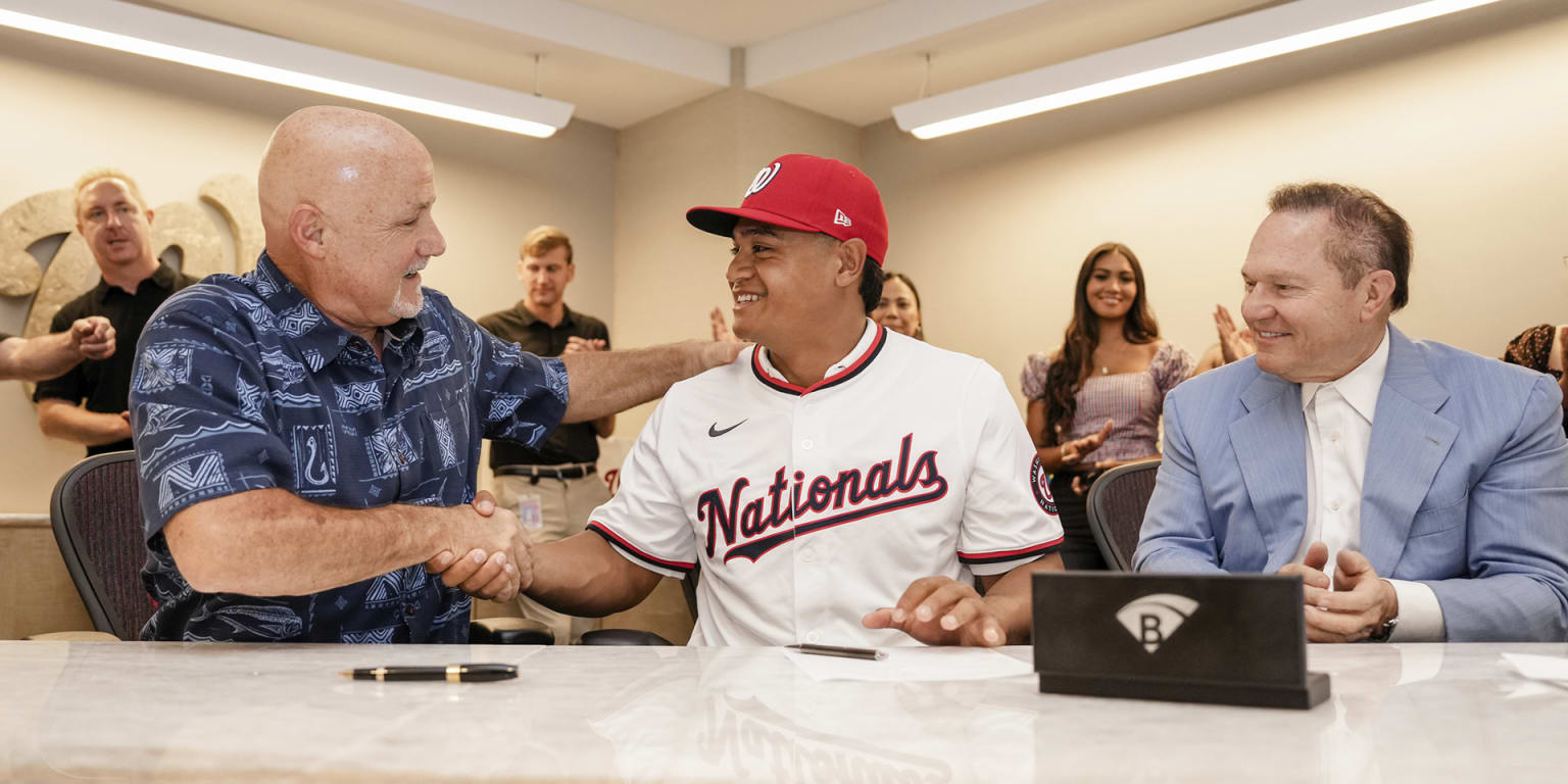 Nationals sign 2024 MLB Draft pick Caleb Lomavita
