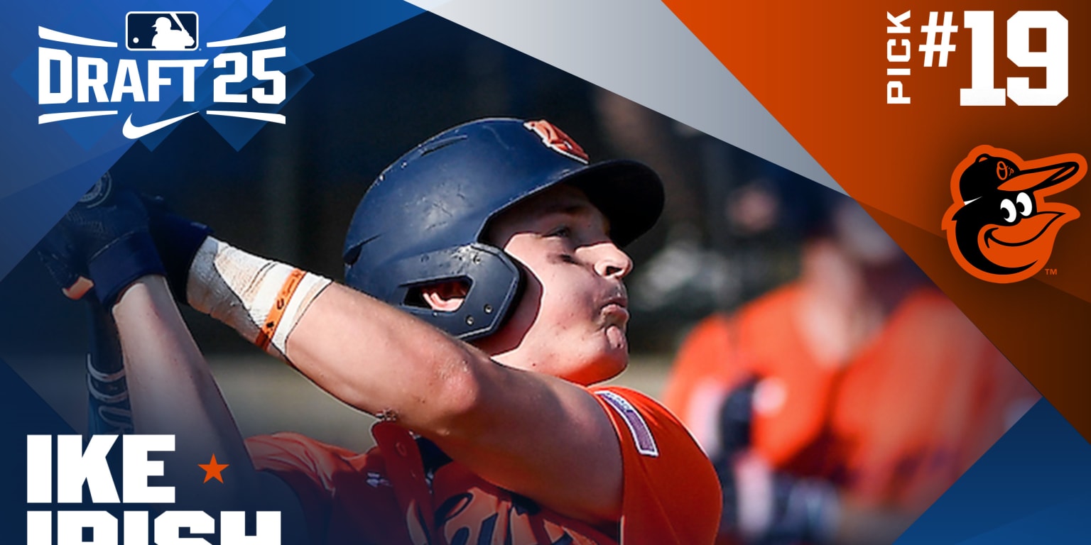 Ike Irish drafted No. 19 by Orioles in 2025 MLB Draft