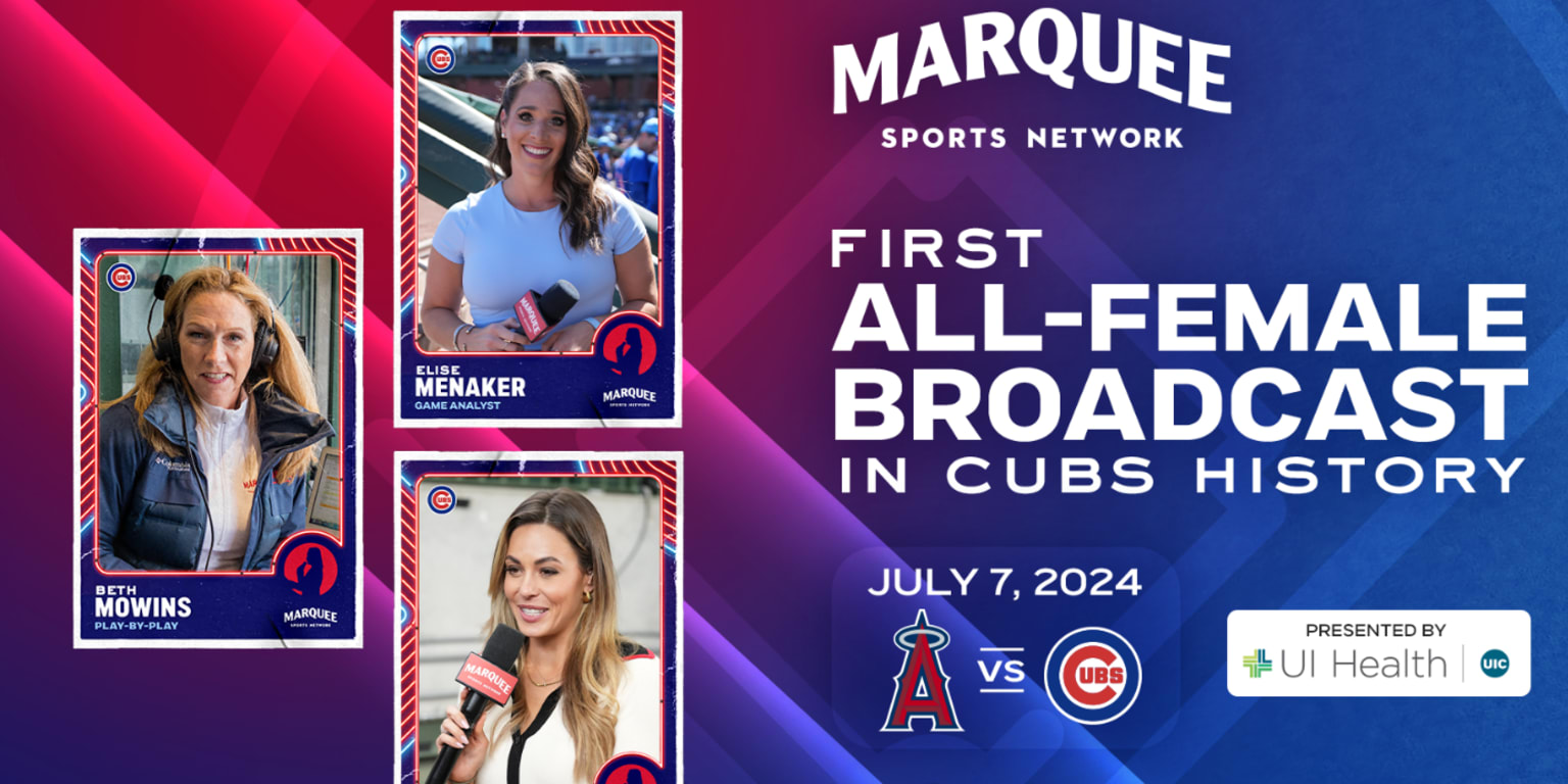 Cubs set for first all-female broadcast in club history