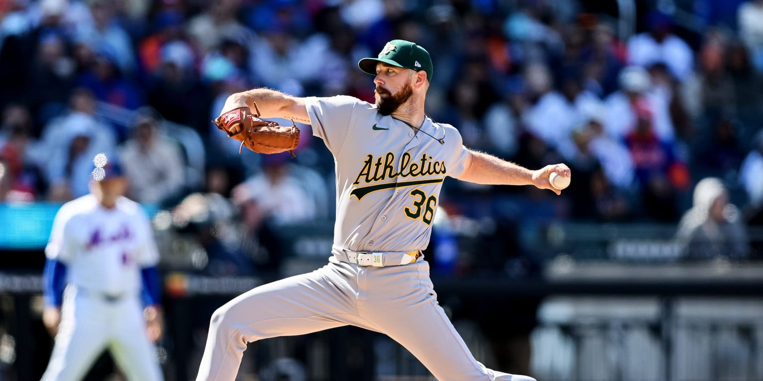 Hogan Harris excelling in relief for Athletics