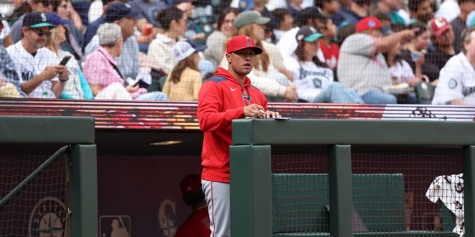 Ryan Goins serves as Angels' manager for two games