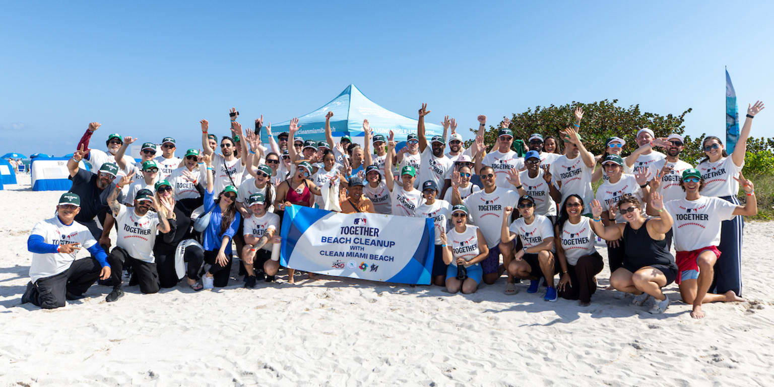 MLB Together teams up with Clean Miami Beach for cleanup
