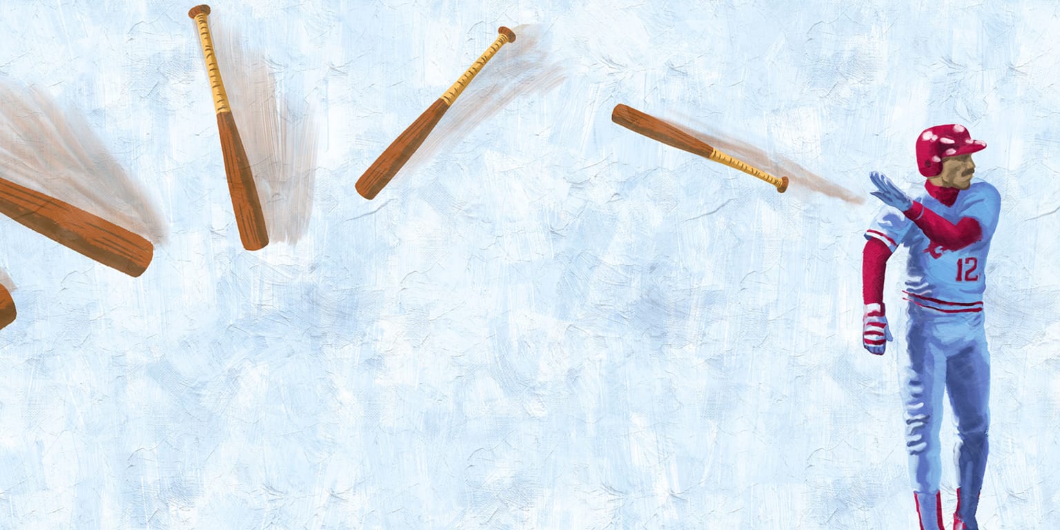 Tom Lawless great World Series bat flip