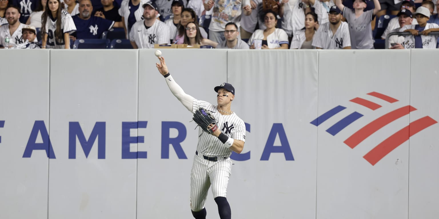 Aaron Judge to play right field for Yankees for second straight day
