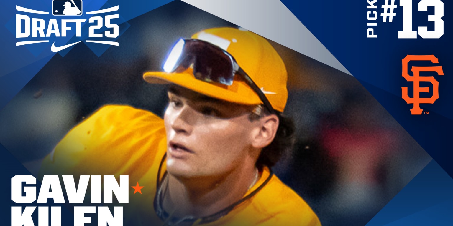 Gavin Kilen drafted No. 13 by Giants in 2025 MLB Draft
