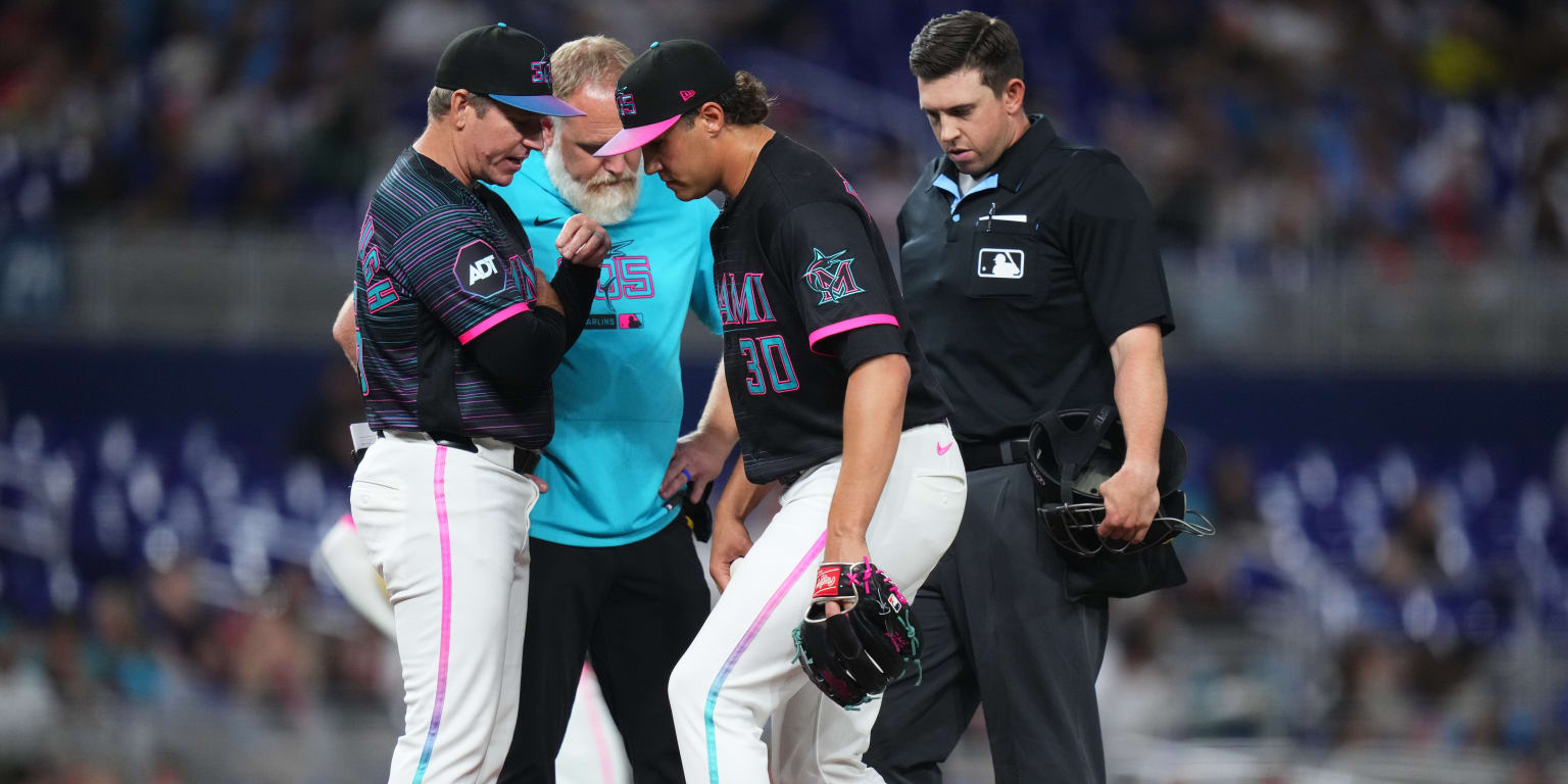 Tyler Phillips struck on foot in Marlins' loss to Rays