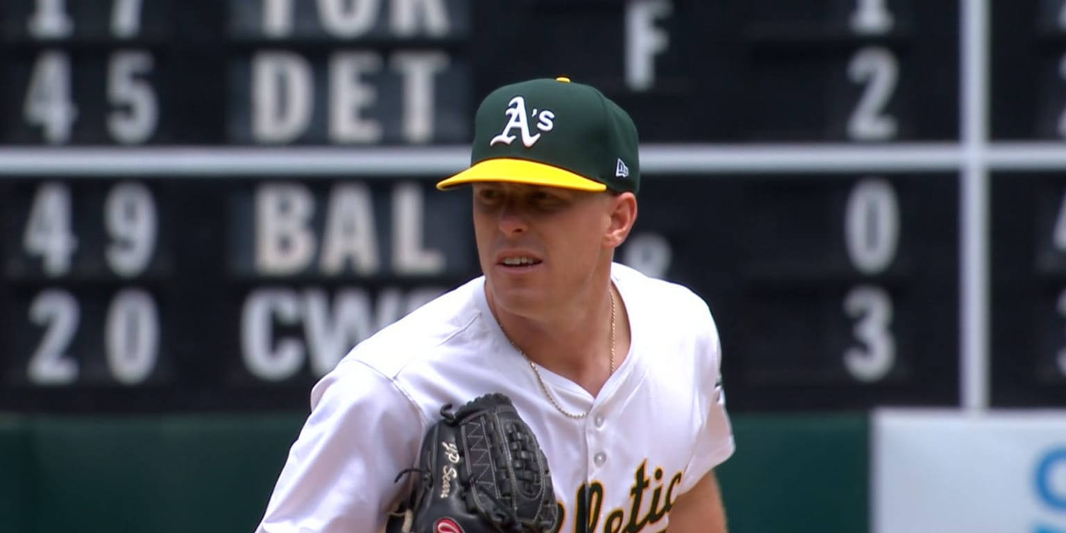 Atléticos respaldan a Sears en triunfo contra los Astros