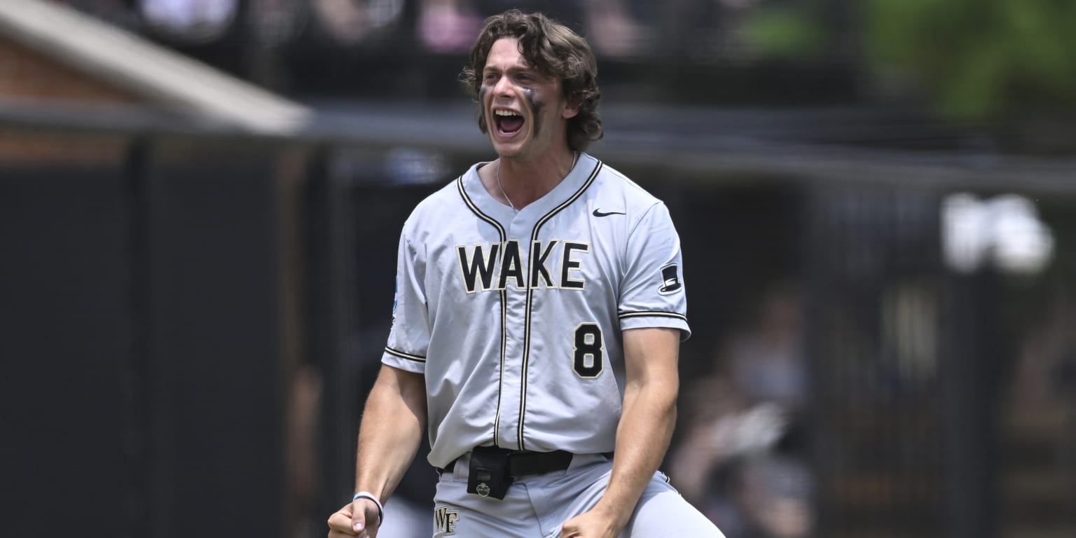 Nick Kurtz has three-homer game for Wake Forest